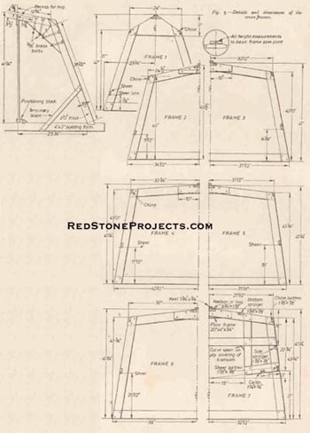 Plans for Building a 2 Berth Cabin Cruiser